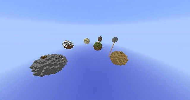 Sphere block survival Minecraft Map