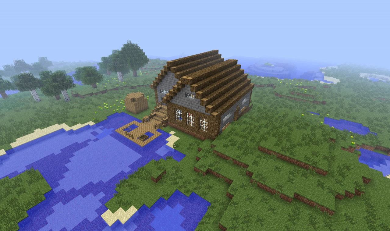 Lake-Side Cabin Minecraft Map