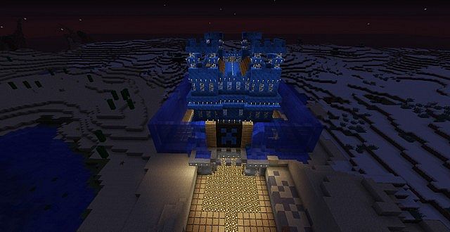 Lapis Water Castle Minecraft Map
