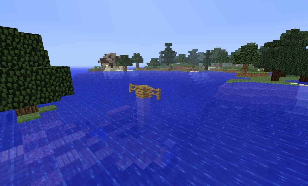 Unknown island. Adventure map Minecraft Map