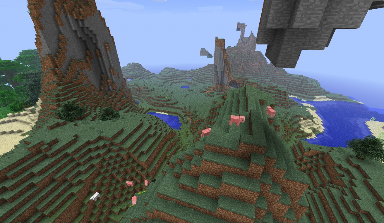 Extreme Hills 1.3.2 Minecraft Map