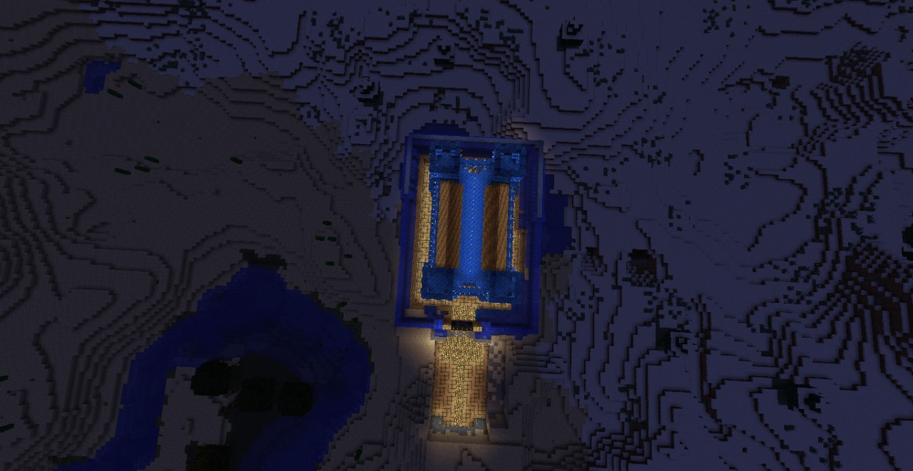 Lapis Water Castle Minecraft Map