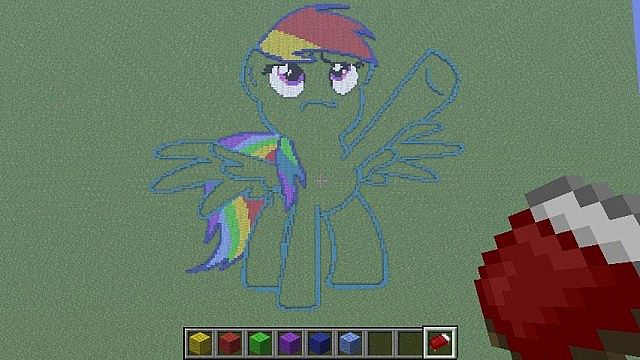 Rainbow dash - WTF? Minecraft Map