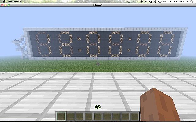 24 Hours clock Minecraft Map