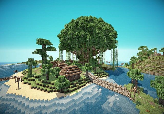 The Overgrown Elven Base Of Arvandor Minecraft Map