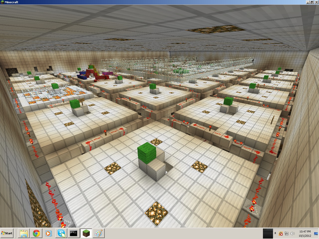 the CUBE Minecraft Map