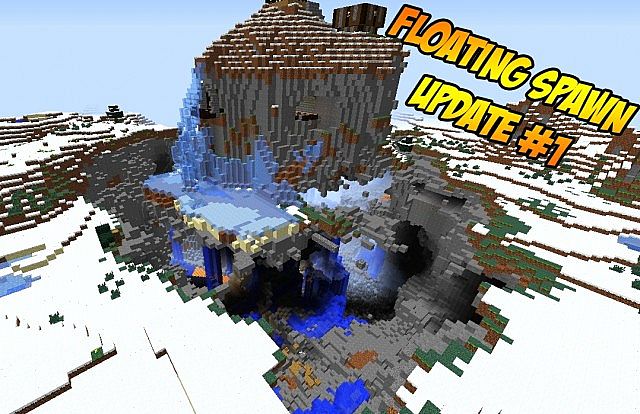Floating server spawn Minecraft Map