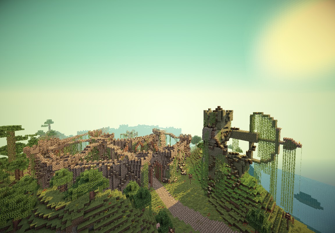 The Overgrown Elven Base Of Arvandor Minecraft Map