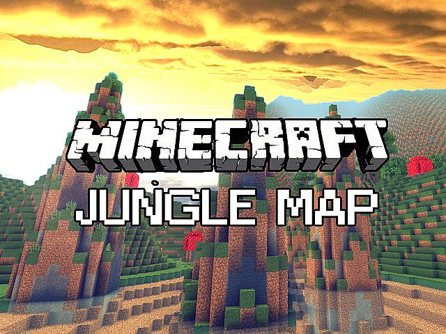 Jungle Map - Custom Terrain Minecraft Project