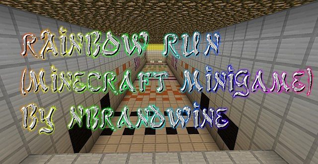 [1.4] [Awesome] [Challenging] Minecraft MiniGame:☆彡Rainbow Run☆ミ Minecraft Map
