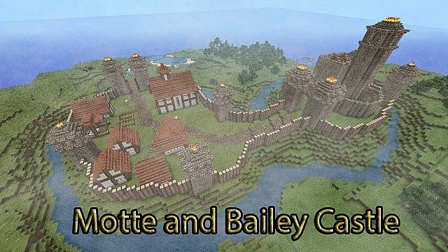 Motte and Bailey Castle *In Construction* Minecraft Map