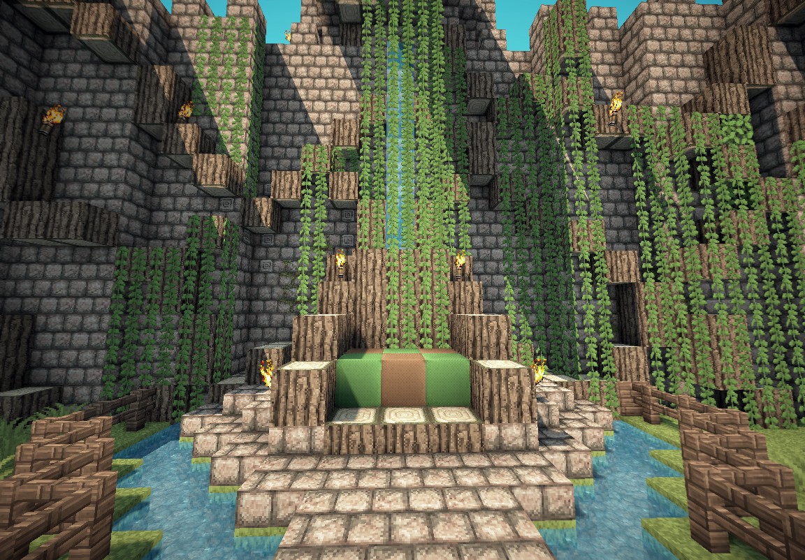 The Overgrown Elven Base Of Arvandor Minecraft Map