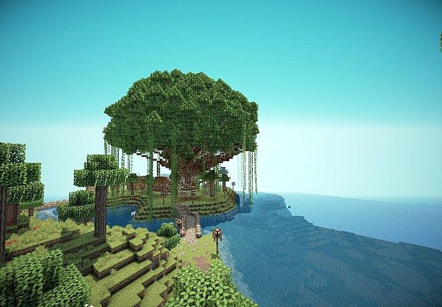 The Overgrown Elven Base Of Arvandor Minecraft Map
