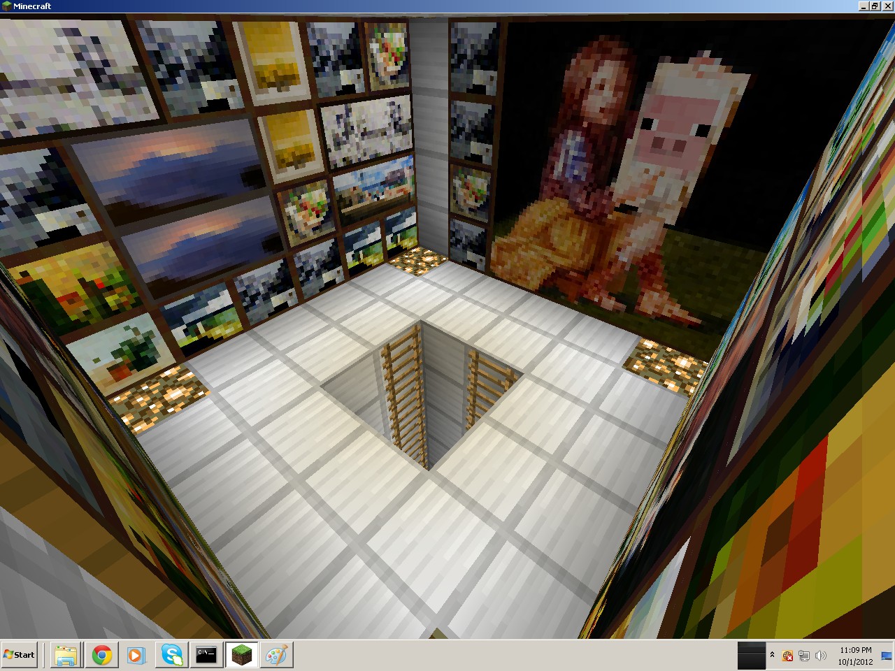 the CUBE Minecraft Map