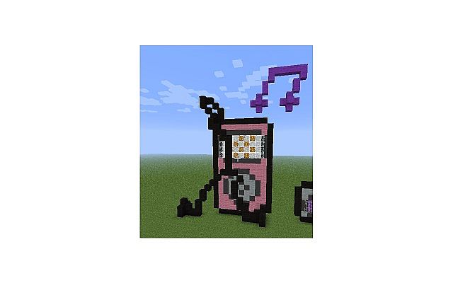 Pink ipod Minecraft Map