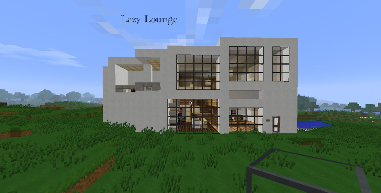 Lazy Lounge (Modern House Collection) Minecraft Map
