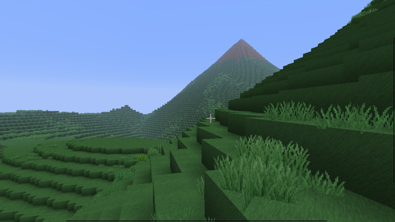 Moutains (plains between) Minecraft Map