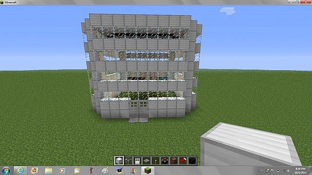 My First Stucture AIR PLANE LANDING SIGHT Minecraft Map