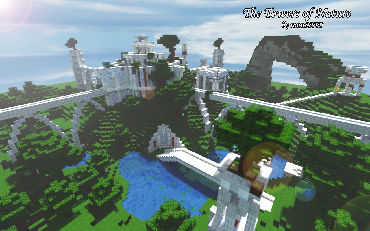 The Towers Of Nature Minecraft Map
