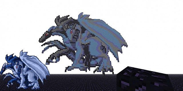 Dragon Cave Pixel Art [Classic] Minecraft Map