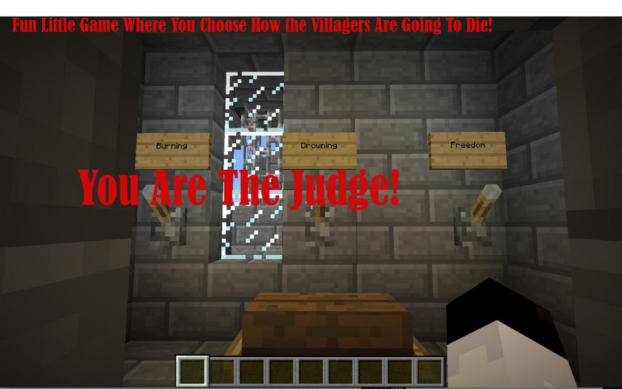 You Are The Judge! Minecraft Map
