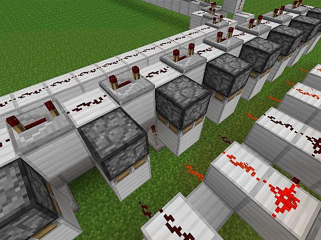 Pulse-based Data Transmission Minecraft Map