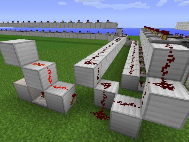 Pulse-based Data Transmission Minecraft Map