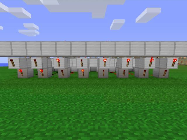 Pulse-based Data Transmission Minecraft Map