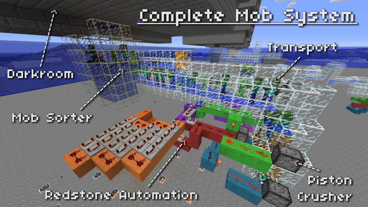 Automated EXP Farm Tutorial - Start to Finish Minecraft Map