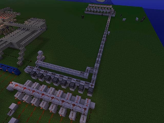 Pulse-based Data Transmission Minecraft Map