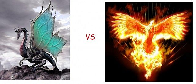 Dragon vs Phoenix!! who wins!!!
