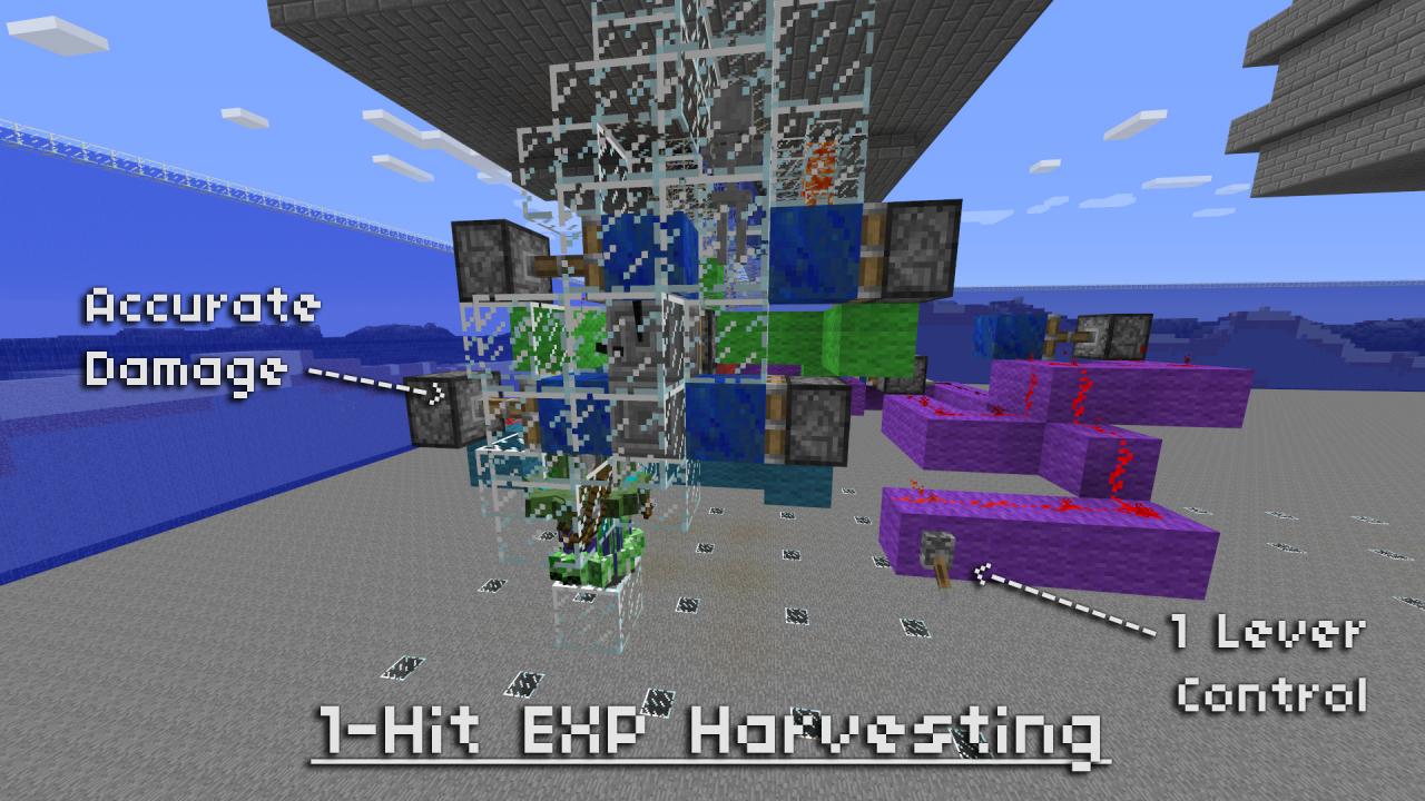 Automated EXP Farm Tutorial - Start to Finish Minecraft Map