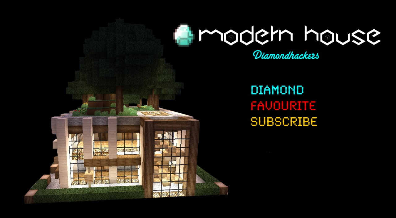 Modern House 20x20 by Diamondhackers Minecraft Map