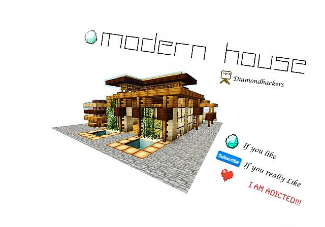 Modern House by Diamondhackers Minecraft Map