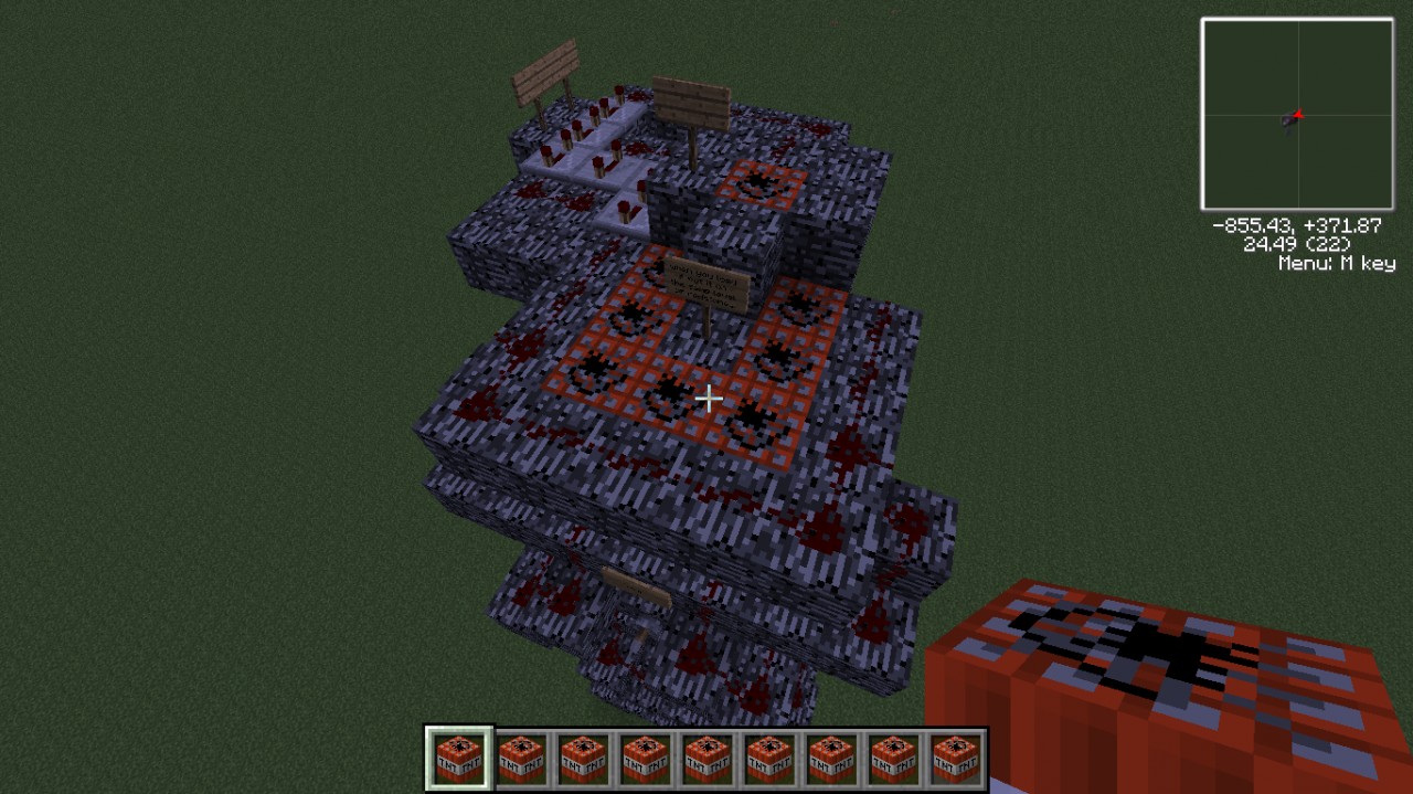 simple tnt cannon Minecraft Map