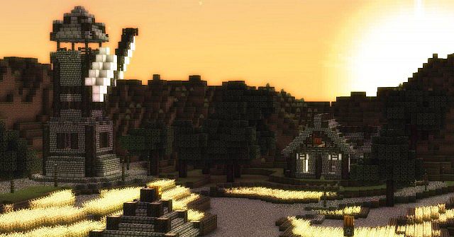 [Huge City] The Kingdom of Valor [+Video] [+Custom Cliffs] Minecraft Map