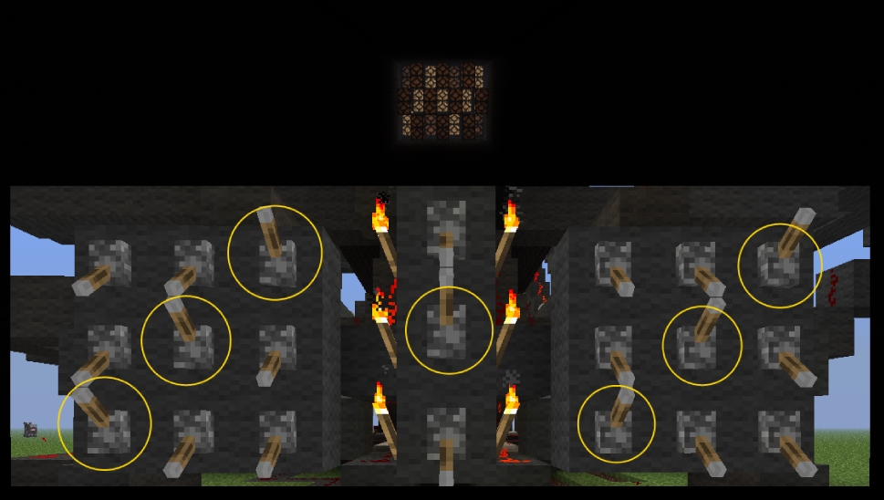 7x3 Vertical Pixel Screen Minecraft Map