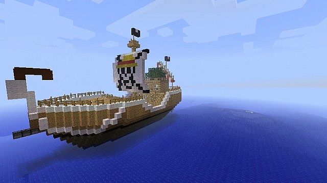 One piece Going Merry Minecraft Map