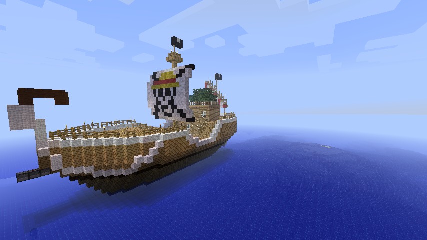 One piece Going Merry Minecraft Map