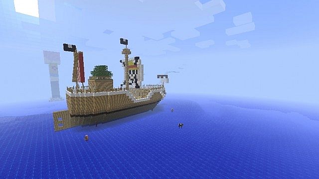 One piece Going Merry Minecraft Map