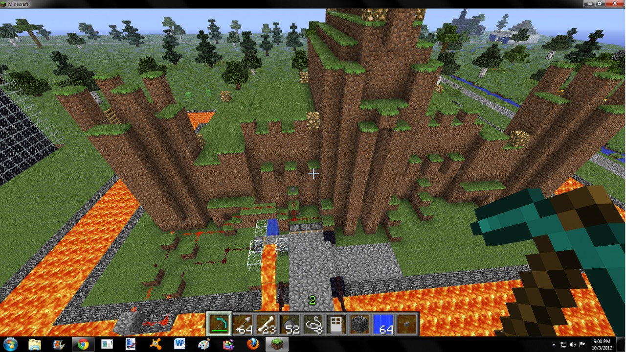 Flat Castle Minecraft Map