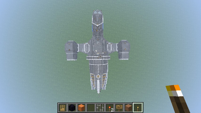Firefly: Scale model replica build Serenity Minecraft Map