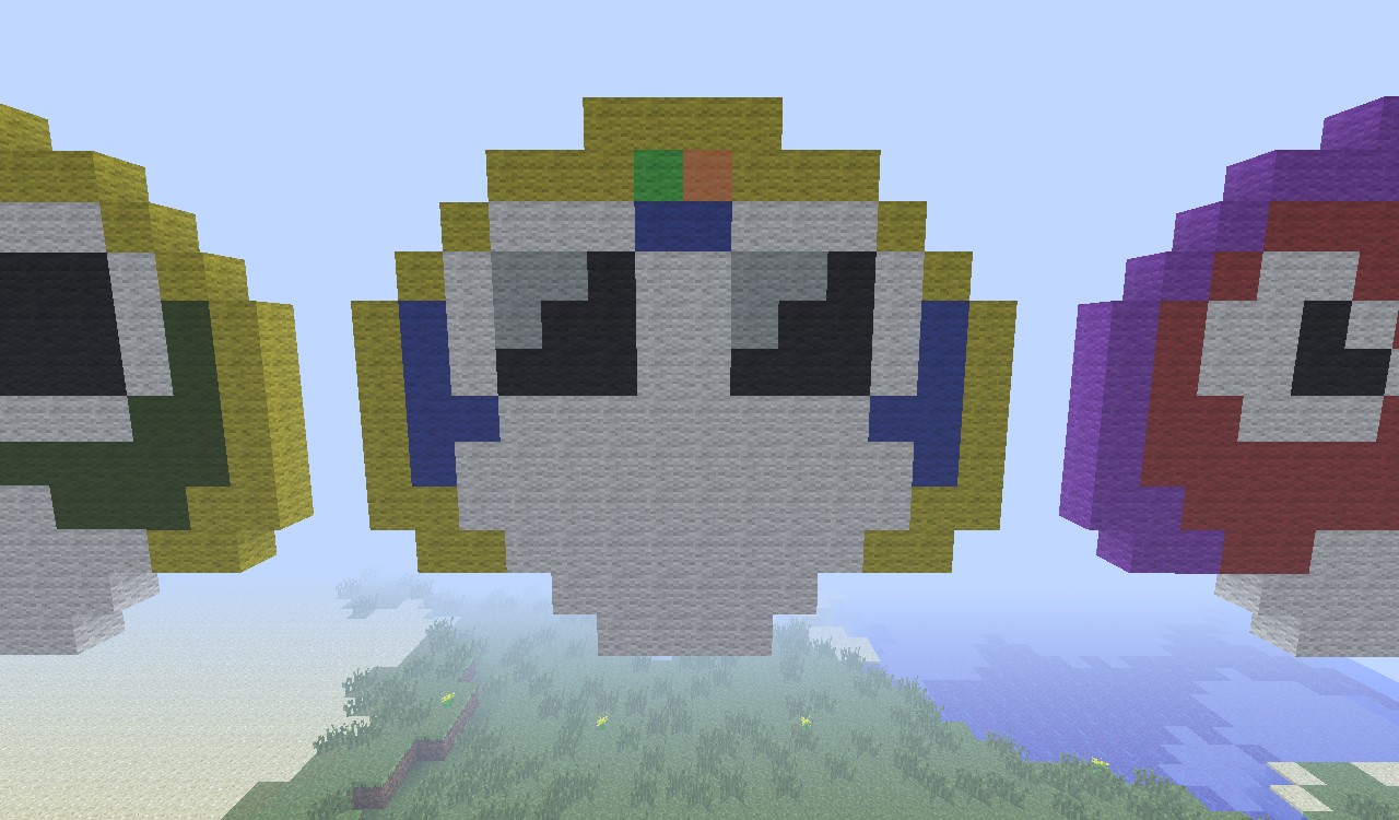 Keroro Gunso Pixel Art Minecraft Map