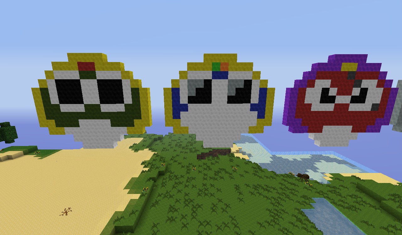Keroro Gunso Pixel Art Minecraft Map