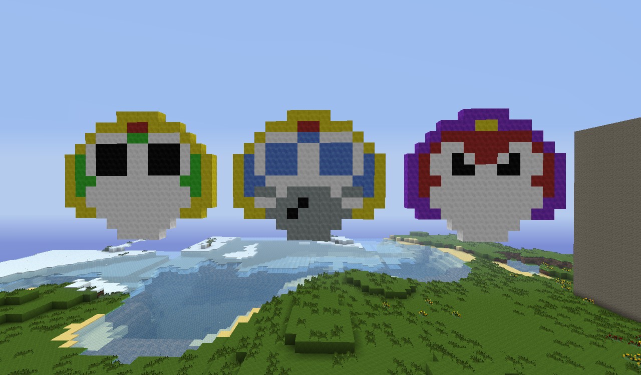 Keroro Gunso Pixel Art Minecraft Map