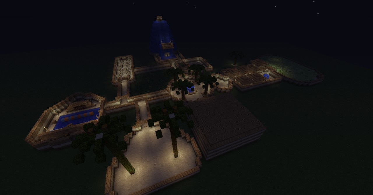 Beach Games Resort Multiplayer Games Map Minecraft Map