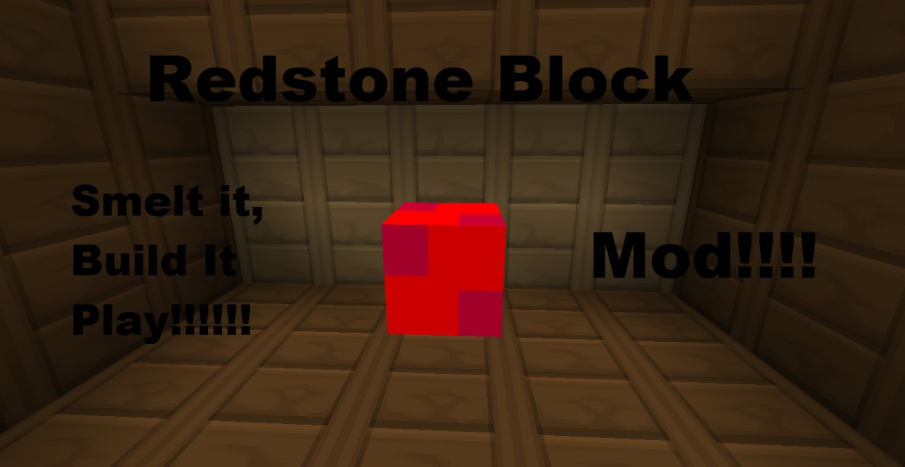 Redstone Block Mod *First Mod* Minecraft Mod
