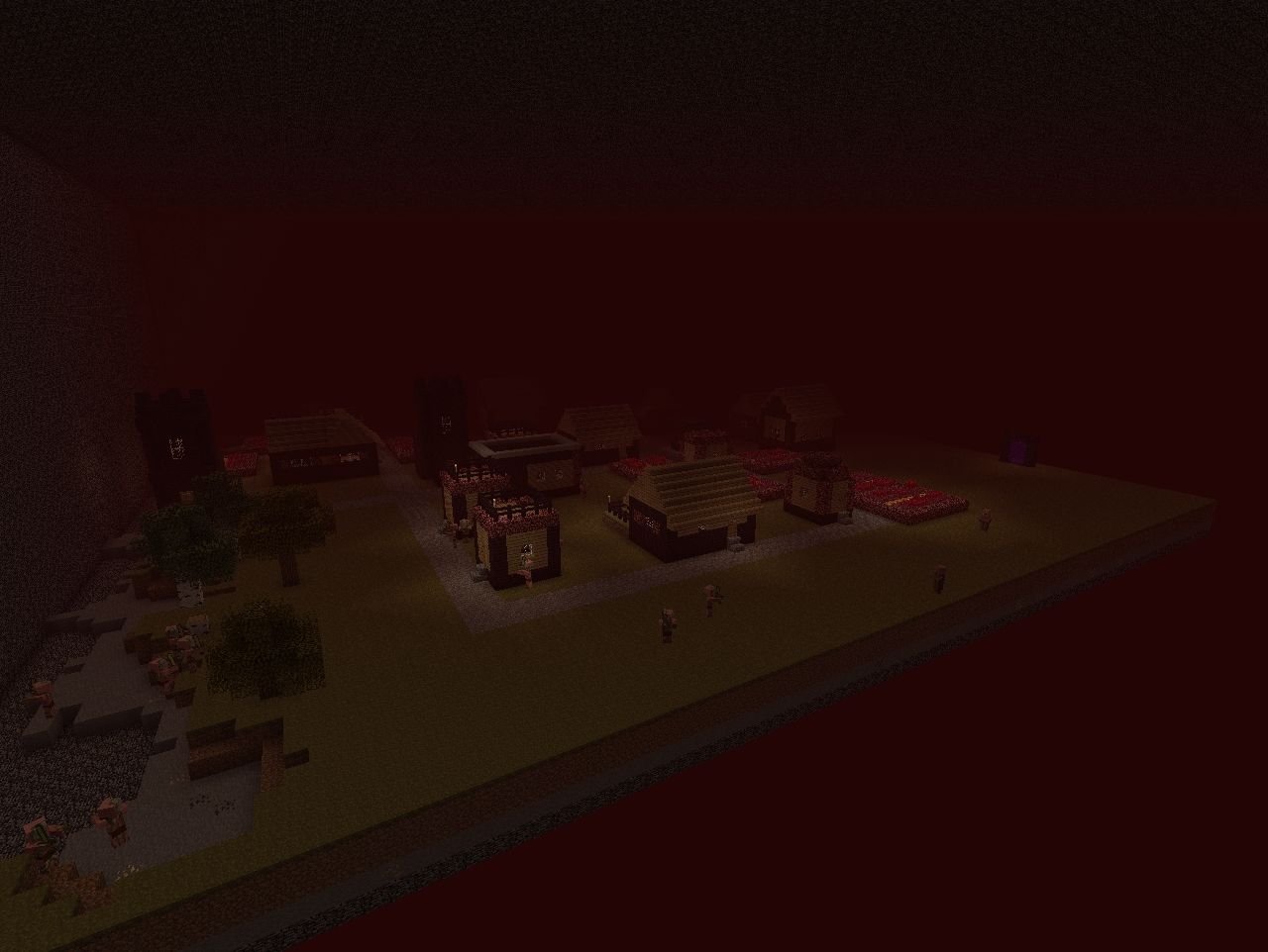 "Village of Survival" mini hardcore custom map Minecraft Map