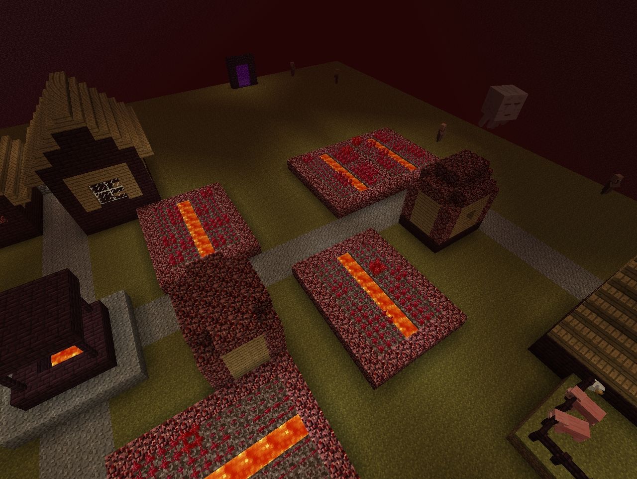 "Village of Survival" mini hardcore custom map Minecraft Map