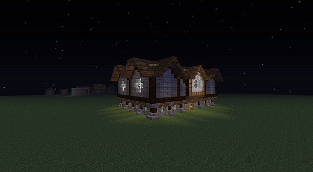 Large gothic mansion Minecraft Map